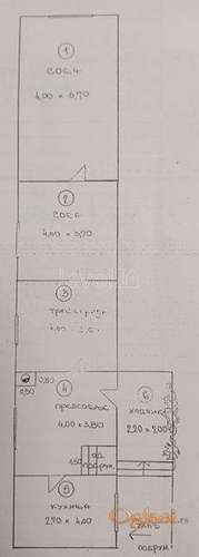 BAČKA PALANKA - BAČKA PALANKA - 80.00 m2