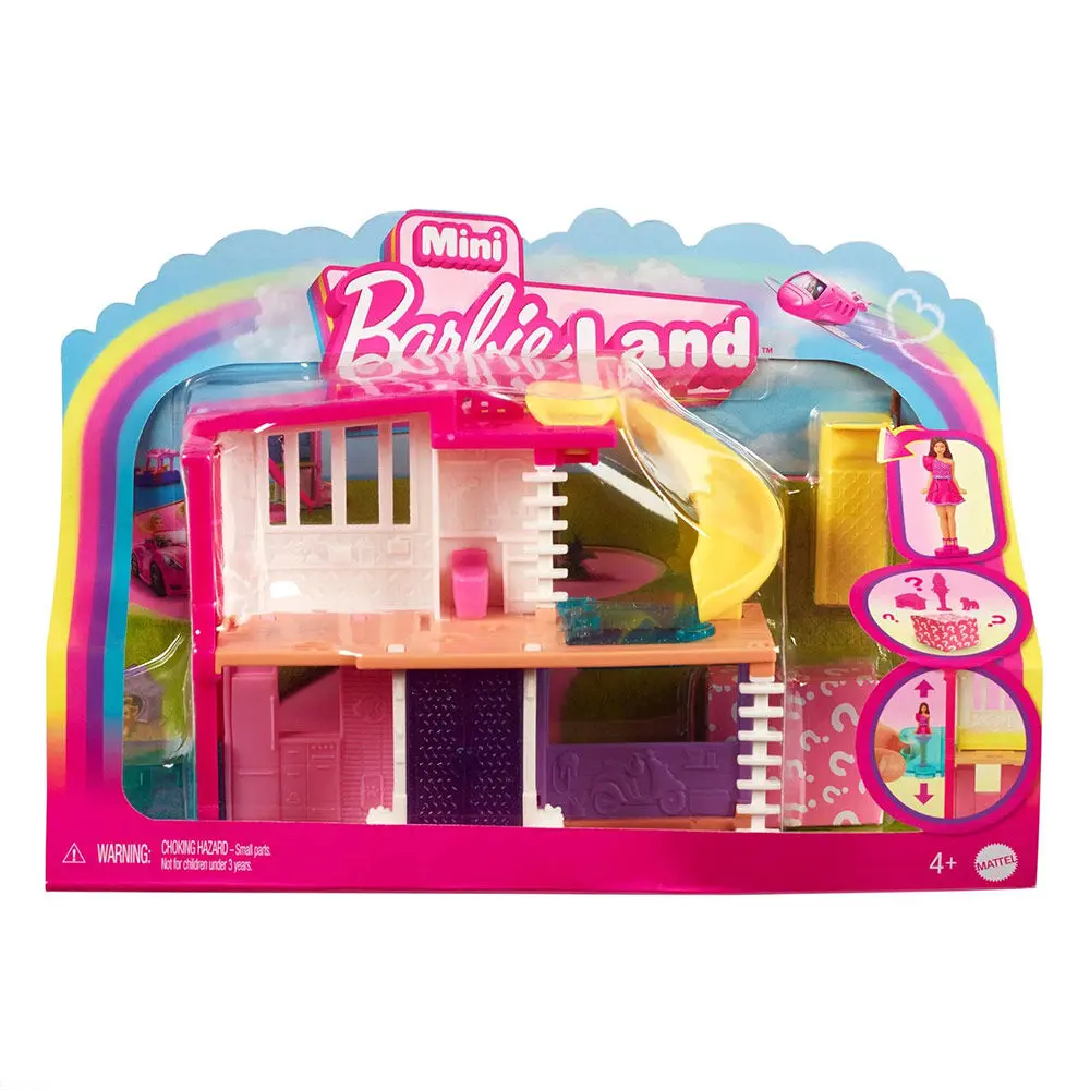 Mattel Mini kuća sa žutim toboganom Barbieland