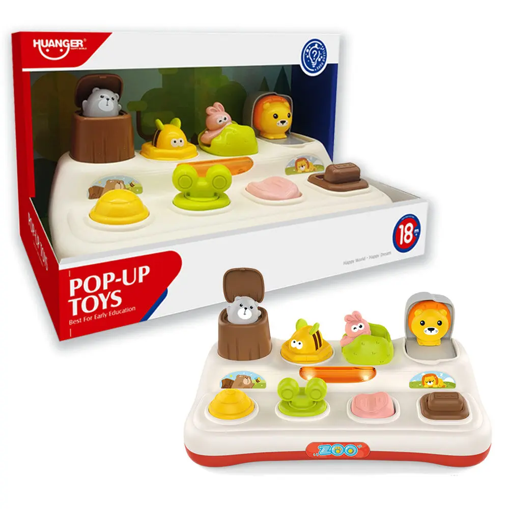 Huanger Igračka za bebe Pop up skrivalica Životinje