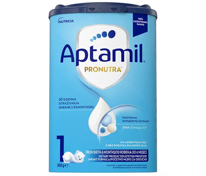 NUTRICIA Iniciјalna mlečna formula za odoјčad od 0-6 meseci 800gr aptamil 1