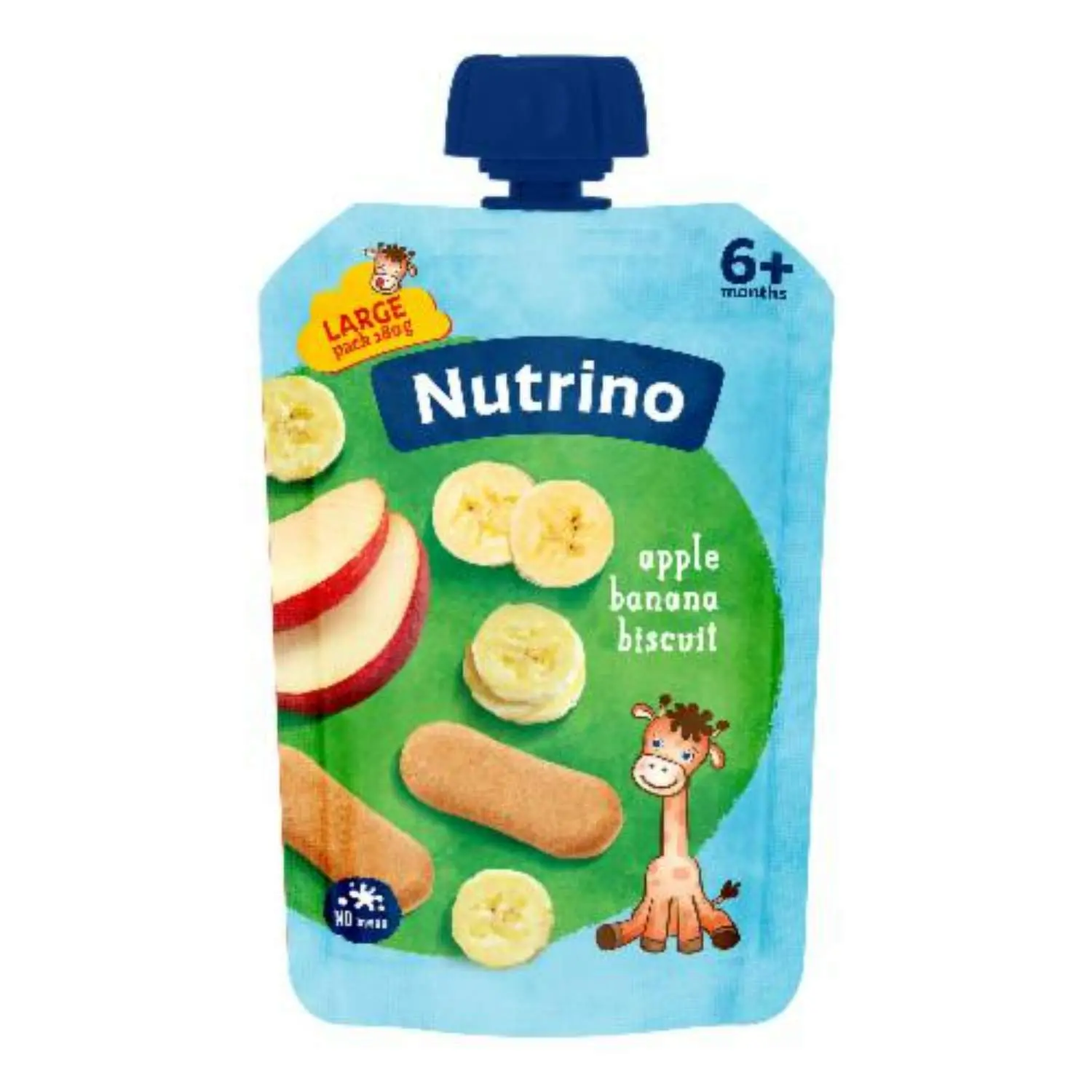 Nutrino Voćna kaša, Jabuka, banana i biskvit, 180g