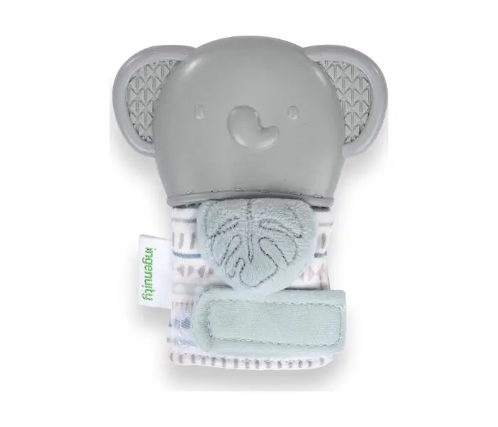 Kids II Rukavica glodalica za bebe Ingenuity Van, 3-36M, Siva
