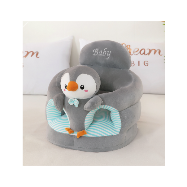 Baby Line Foteljica za bebe BABY PENGUIN GREY A12