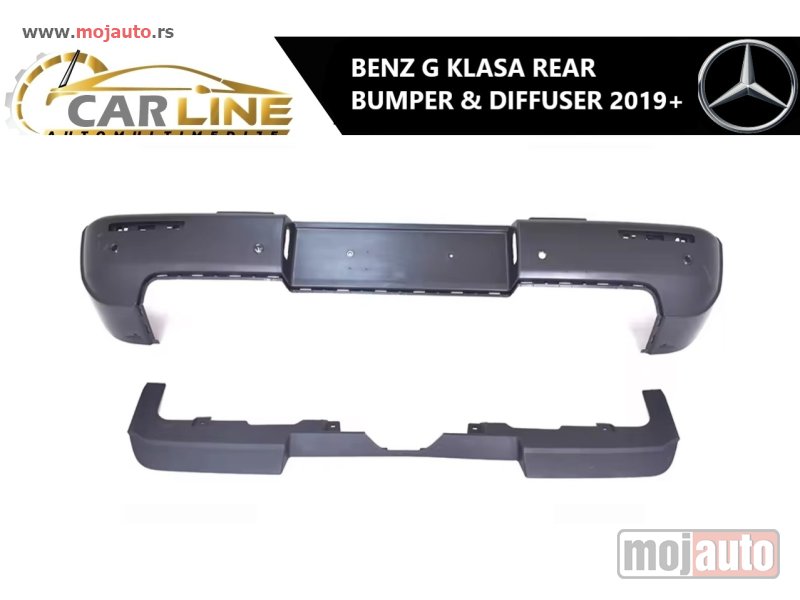 MERCEDES G KLASA ZADNJI BRANIK I DIFUZOR 2019+