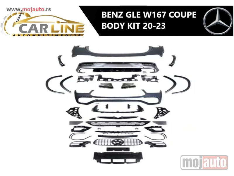 MERCEDES GLE W167 COUPE BODY KIT 20-23