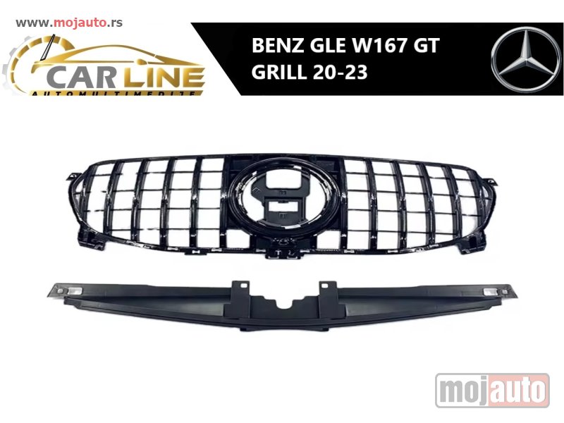 MERCEDES GLE W167 GT PREDNJI GRILL 20-23