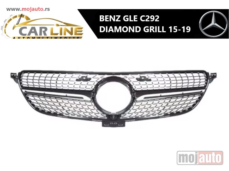 MERCEDES GLE C292 DIAMOND PREDNJI GRILL 15-19