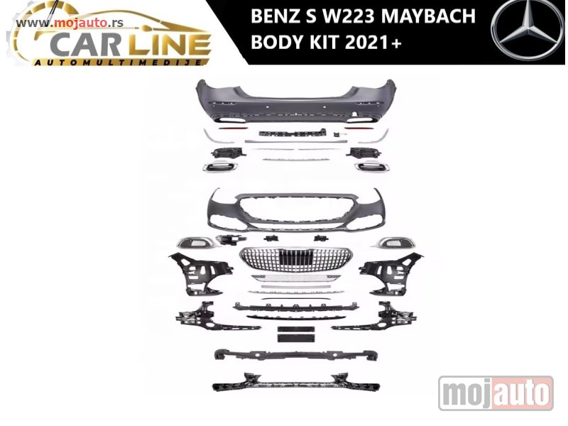 MERCEDES S W223 MAYBACH BODY KIT 2021+