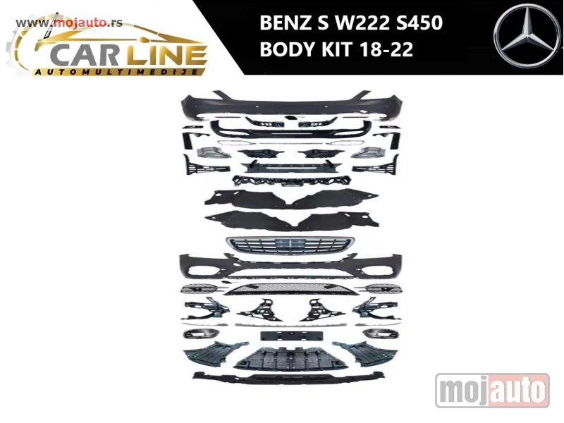 MERCEDES S W222 S450 BODY KIT 18-22