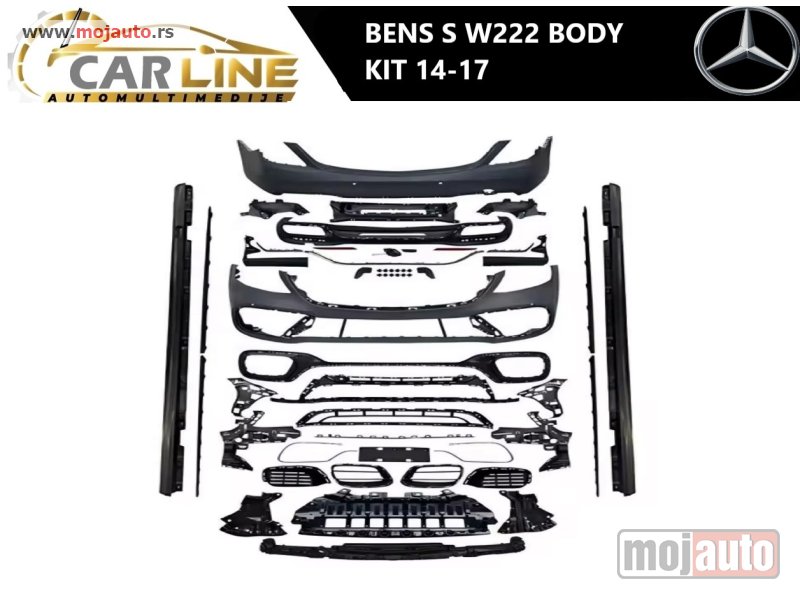 MERCEDES S W222 BODY KIT 14-17