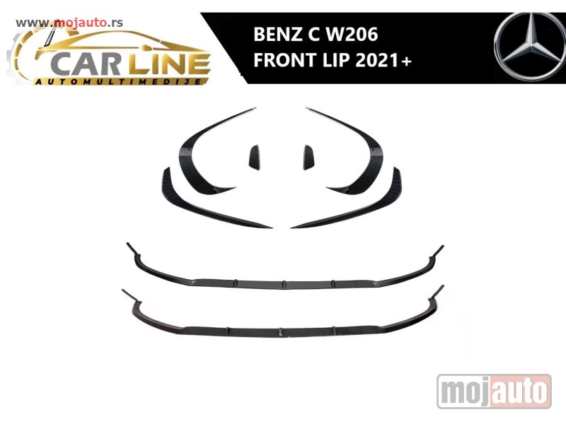 MERCEDES C W206 PREDNJI LIP 2021+