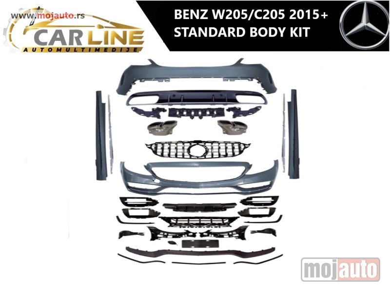 MERCEDES W205/C205 STANDARD BODY KIT 2015+