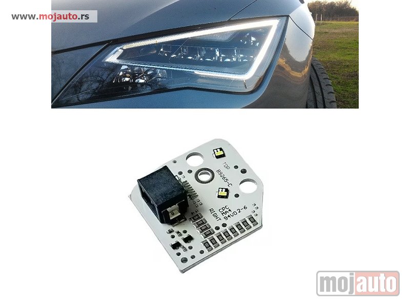 LED plocica, LED DRL driver Seat leon desni far