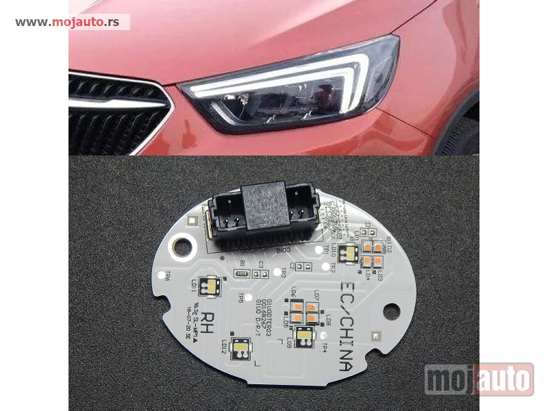 LED plocica, LED DRL driver Opel mokka desni far