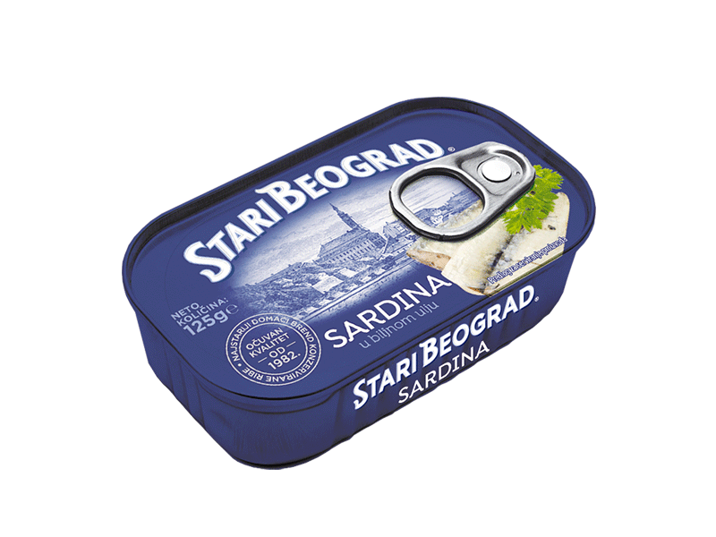 SARDINA U BILJNOM ULJU 125G