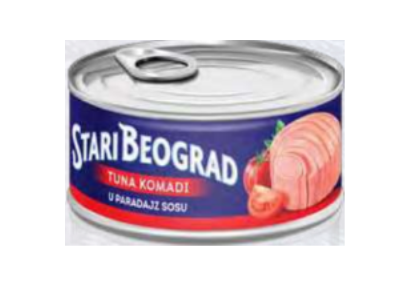 TUNA KOMADI U PARADAJZ SOSU 160G