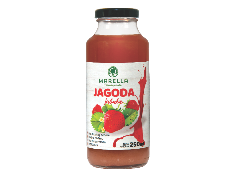 JAGODA JABUKA 0,25L