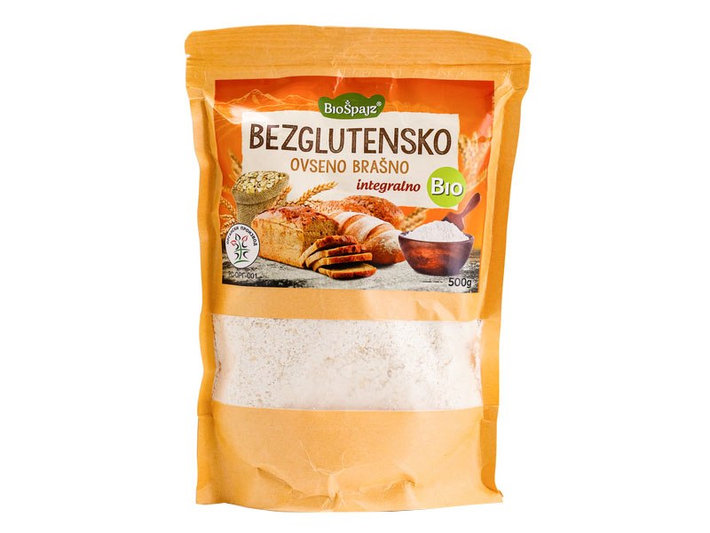 BRAŠNO OVSENO BEZ GLUTENA BIO 500G