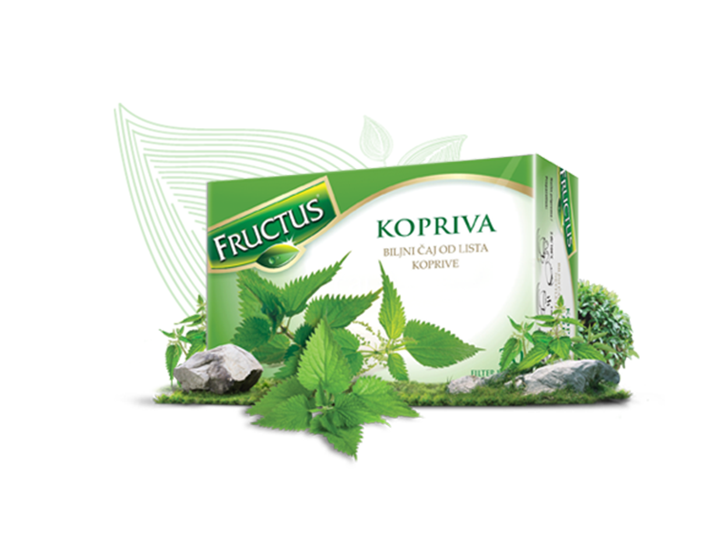 ČAJ KOPRIVA -Classic 15g(20x0,75g) - FRUCTUS