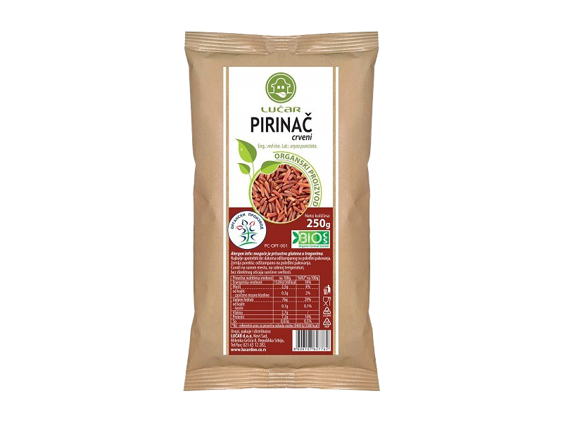 CRVENI PIRINAČ ORGANIK 250g