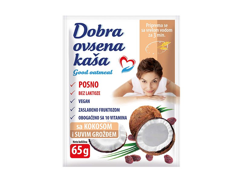 DOBRA OVS. KAŠA KOKOS I S.GRŽ 65G