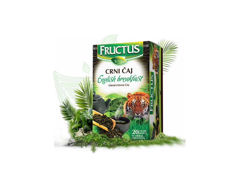 ČAJ CRNI ENGLISH BREAKFAST- EXCLUSIVE 30G(20X1,5G) - FRUCTUS