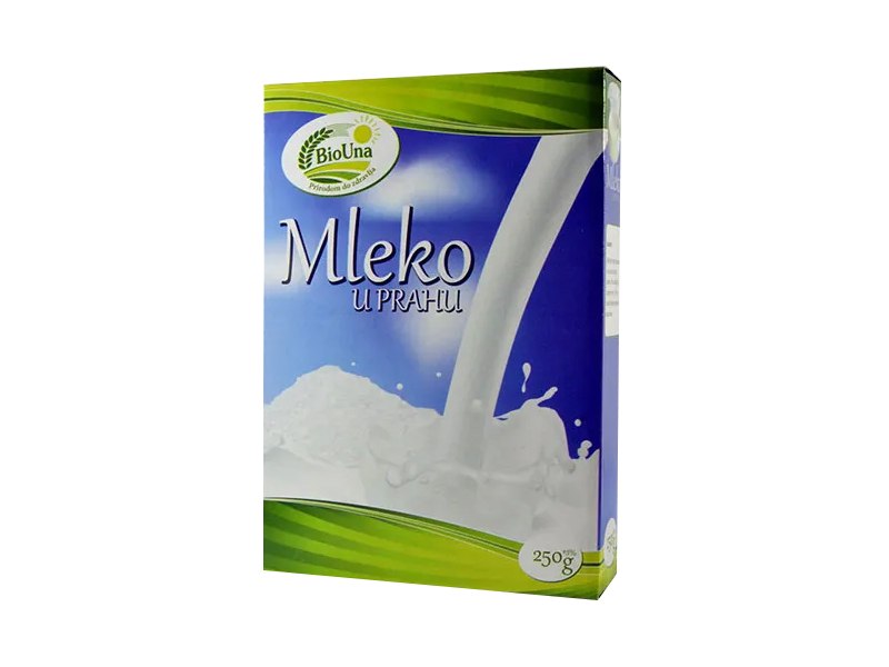MLEKO U PRAHU 250G BIO UNA