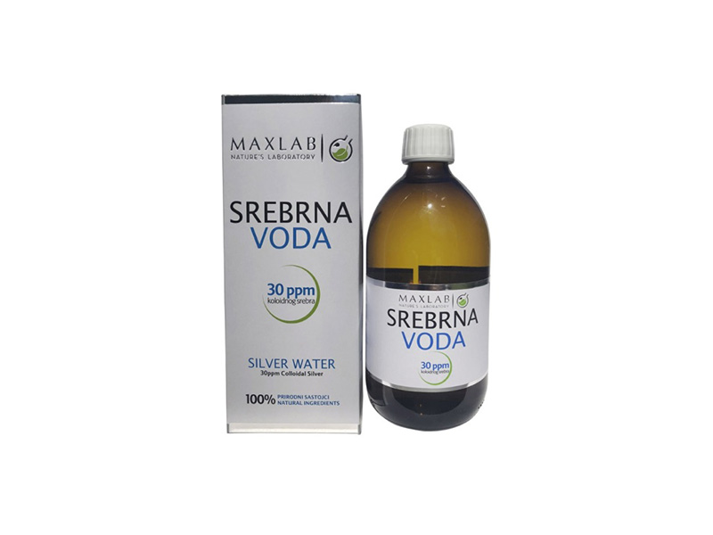 SREBRNA VODA 300PPM 500ML - MAXLAB
