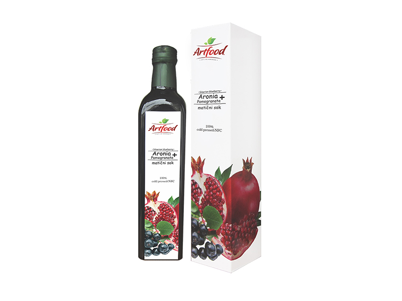 MATIČNI SOK ARONIJA - NAR 500ML - ARTFOOD