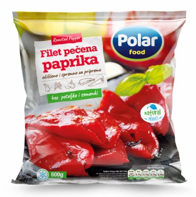 SMRZNUTO POVRĆE PAPRIKA PEČENE POLAR FOOD 600G