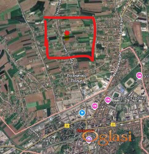 Plac Loznica 15 000