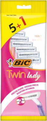 BRIJAČ ŽENSKI TWIN LADY BIC 5+1