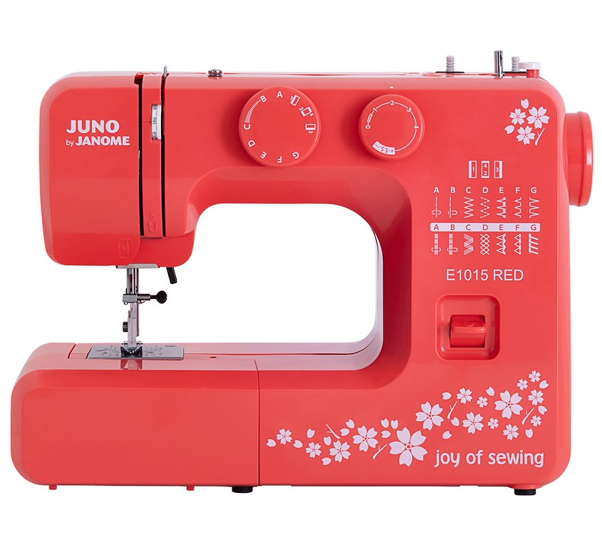 ŠIVAĆA MAŠINA JANOME JUNO E1015 RED