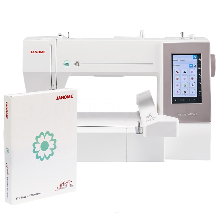 Janome Memory Craft 550E Mašina za vez+Softwer