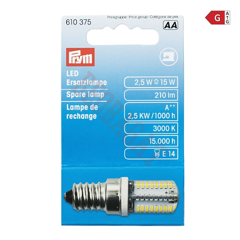 Led sijalica za mašinu za šivenje