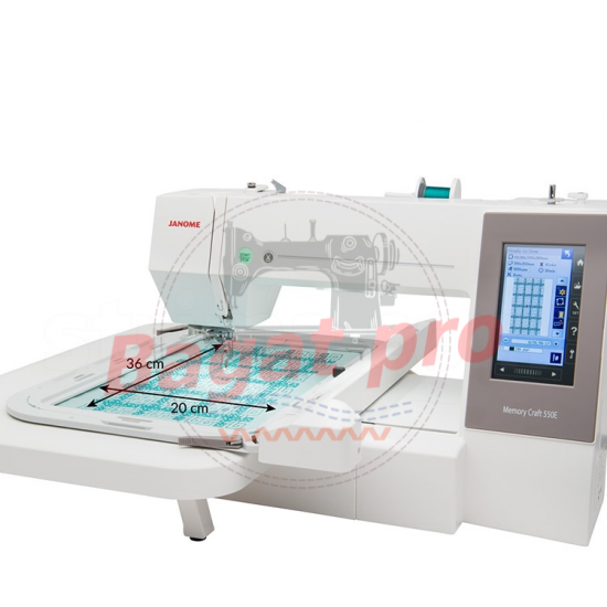 "Janome" Memory Craft 550E + program za vez Artistic digitizer JR. Mašina za vez
