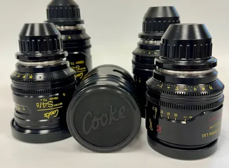 Lense Cooke Mini S4/i Prime Lens Kit – 18mm, 32mm, 50mm, 75mm, 135mm Verified seller