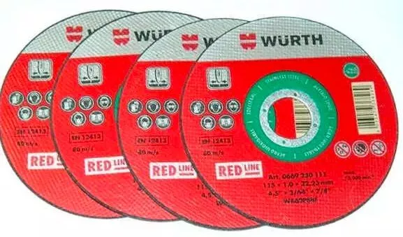 BRUSNA PLOČA RED LINE 115X2 5/22 23MM WURTH
