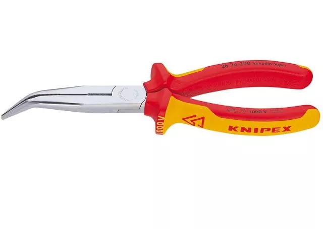 KNIPEX - IZOLOVANA ŠPIC KLEŠTA KRIVA 200MM
