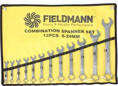 Fieldmann FDN 1010 Set ključeva viljuškasto-okasti 6-24mm - 12kom