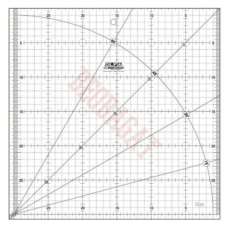 Olfa Lenjir za Quilt | MQR-30X30cm