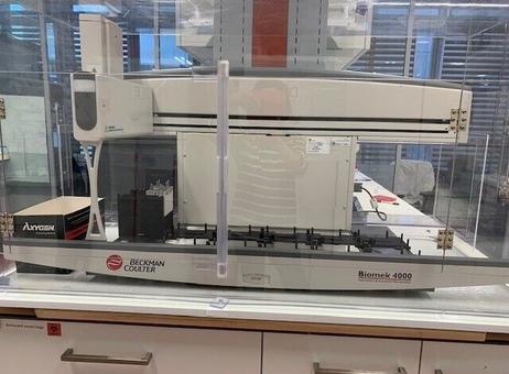 Lab Laboratori Automation Vorkstation Beckman Coulter Biomek 4000 + PC Verified seller