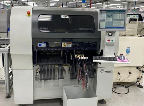 Polovne univerzalne instrumente Genesis GI 14 Pick and Place PCB 4988C SMT 7 glava vretena Verified seller