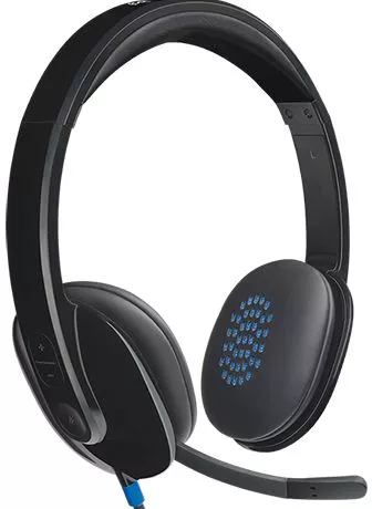 LOGITECH H540 STEREO SLUŠALICE SA MIKROFONOM USB 1.8M KABL 20HZ-20KHZ CRNA BOJA
