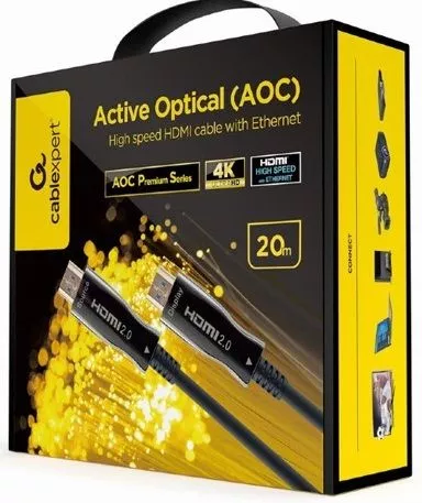 GEMBIRD AKTIVNI OPTIČKI (AOC) ULTRA BRZI HDMI KABL HDMI 2.0 4K 60HZ 20M