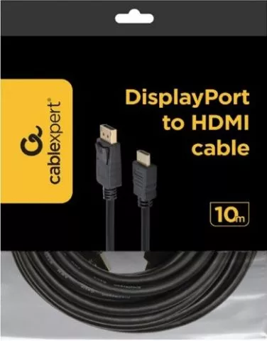 GEMBIRD DISPLAYPORT (MUŠKI) NA HDMI (TIP A MUŠKI) KABL 10 M
