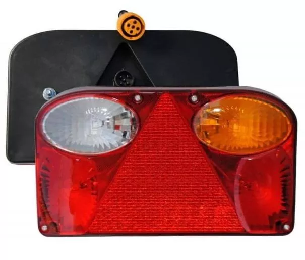 STOP LAMPA DESNA SA KATADIOPTER TROUGLOM I BELIM RIKVERCOM – GOLMAX 70110 / AUTOMAX 5494