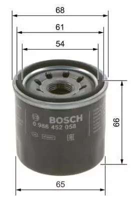 BOSCH FILTER ULJA 0986452058