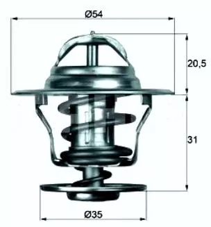 TERMOSTAT OPEL KADETT C 80 C BEHR