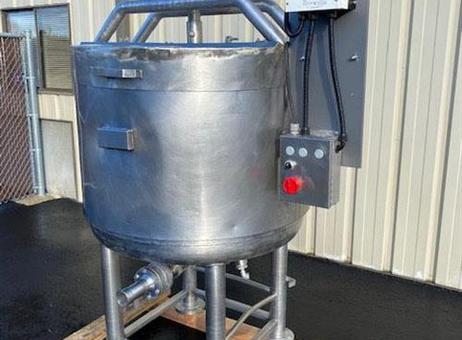 Cooker Patterson-Kelley 150 Gallon S/S Jacketed Mixing Tank Verified seller